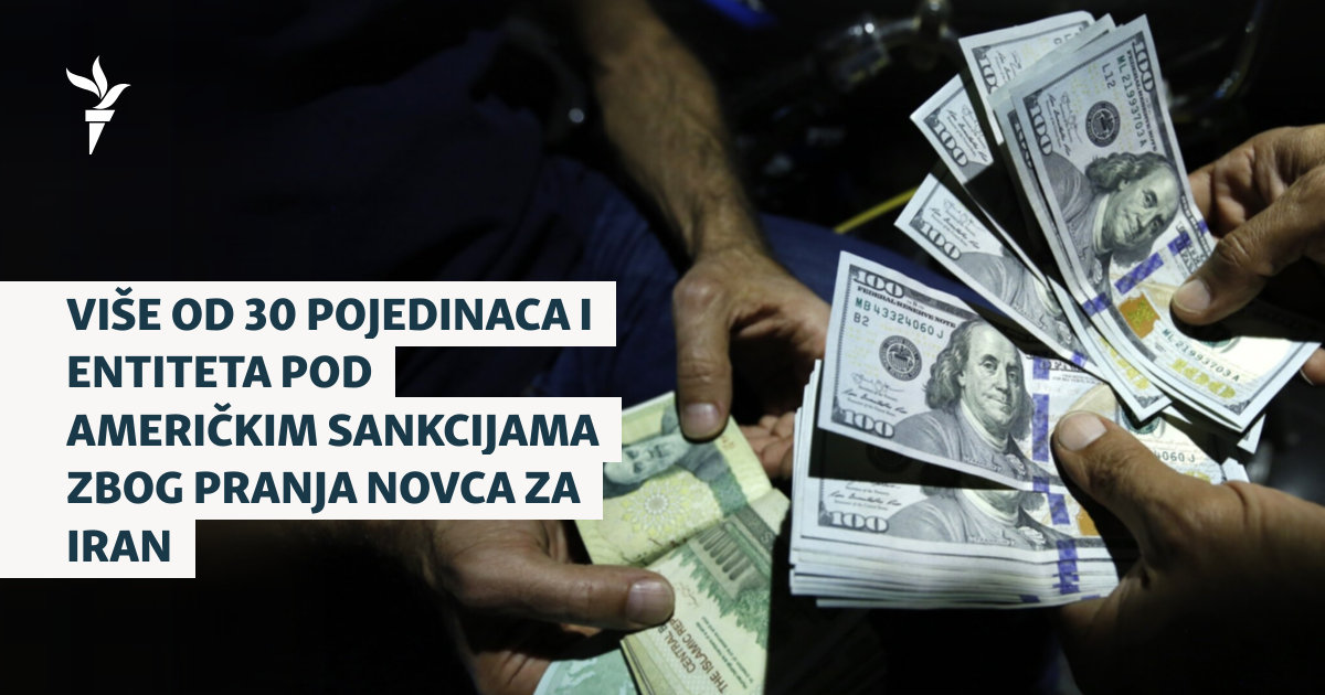 Više od 30 osoba i entiteta pod američkim sankcijama zbog pranja novca ...