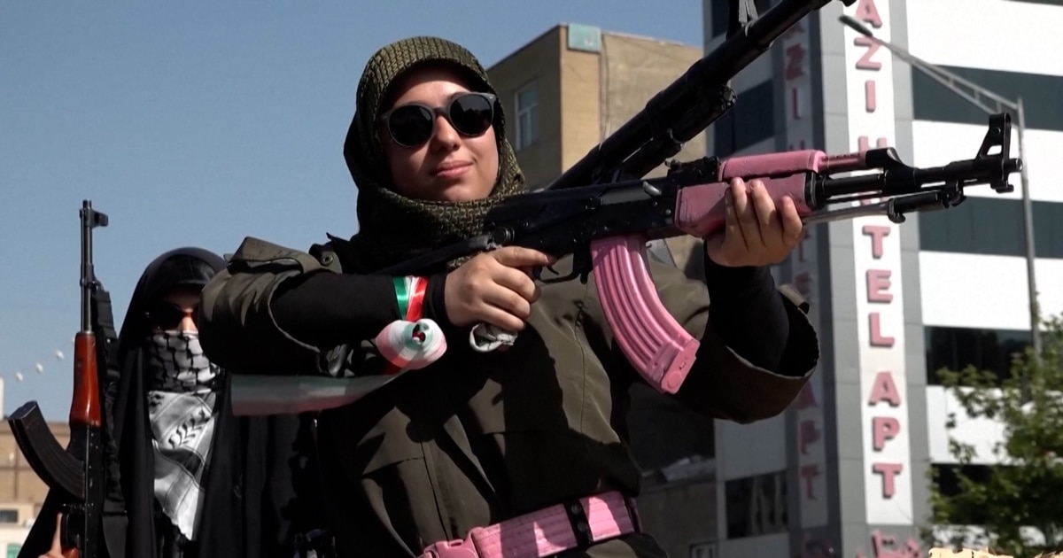 Why Is Iran Parading Pink Weapons? To Coerce Women Into Militancy, Says ...