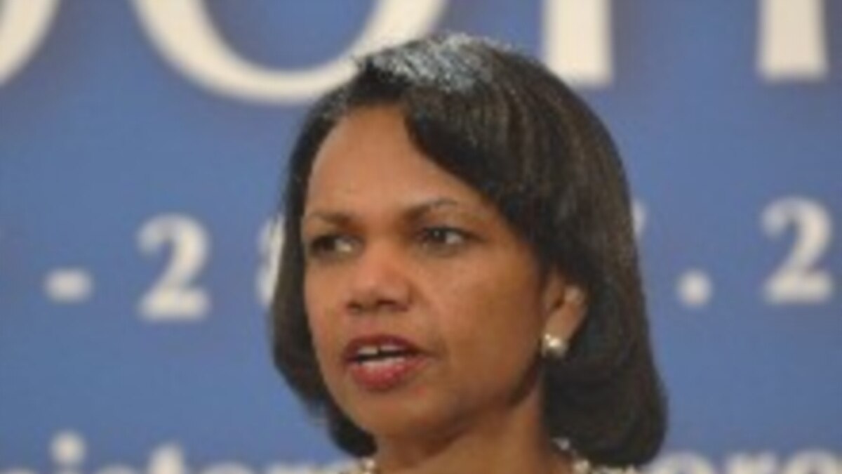 Rice Says It's Time For Iran's Answer