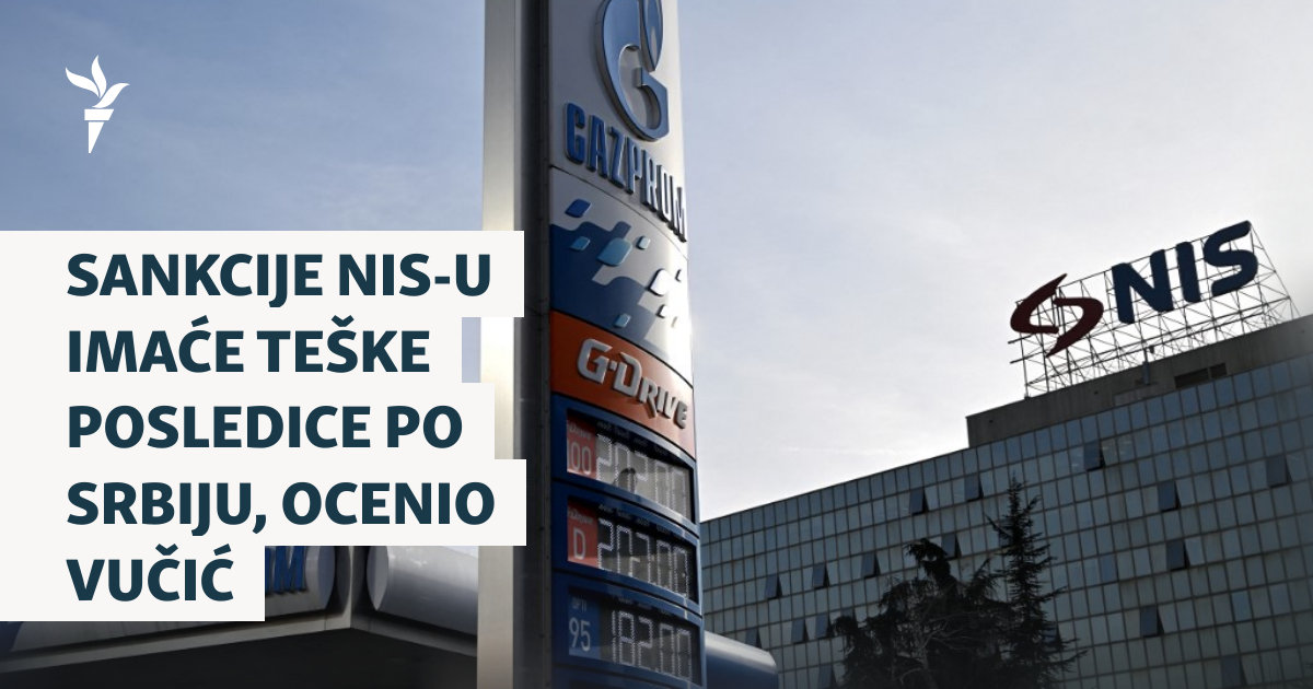 Sankcije NIS-u imaće teške posledice po Srbiju, izjavio Vučić