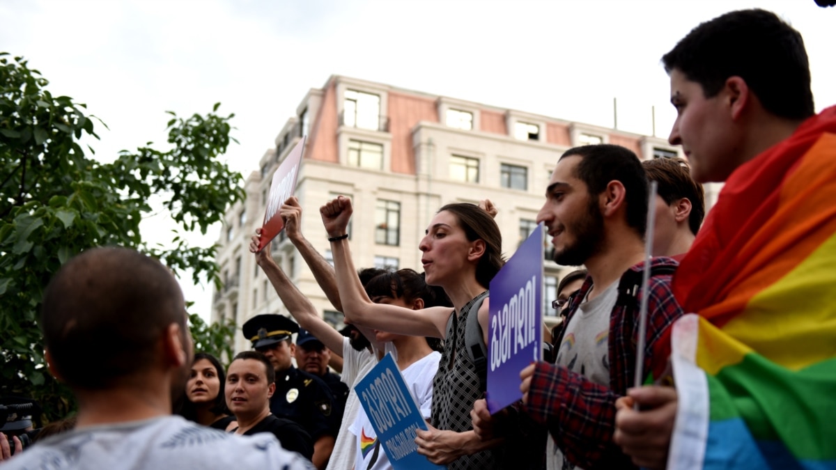 Georgian Police Detain At Least Eight As LGBT Activists Face Off With ...