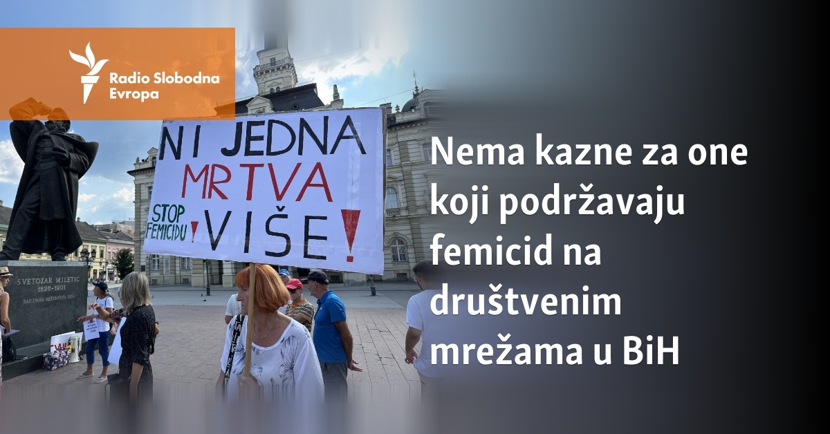 Nema kazne za one koji podržavaju femicid na društvenim mrežama u BiH