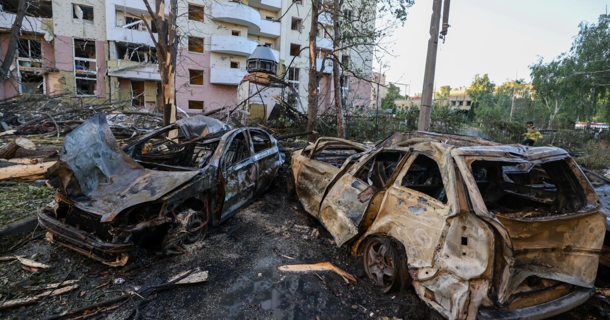 Russian Strikes, Iranian Drones Kill At Least 9 In Ukraine; Zelenskyy ...