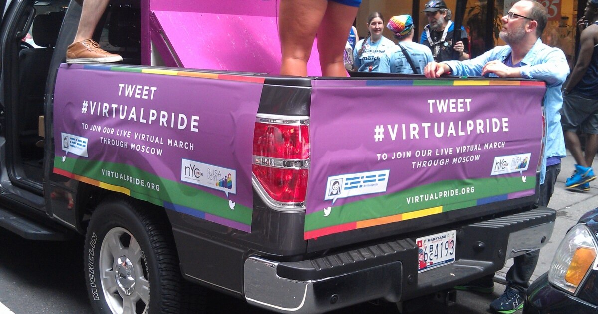 Supporters Hold Gay-Pride Parade In Moscow -- At Least Virtually