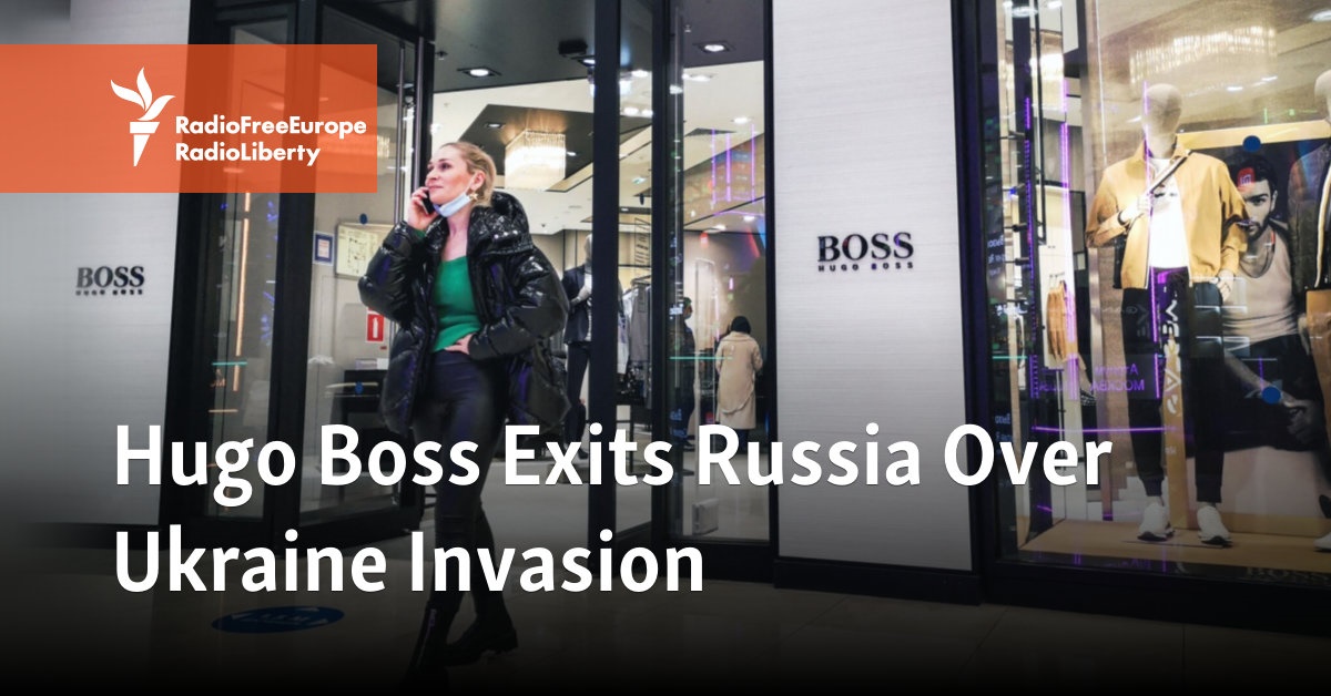 Hugo Boss Exits Russia Over Ukraine Invasion