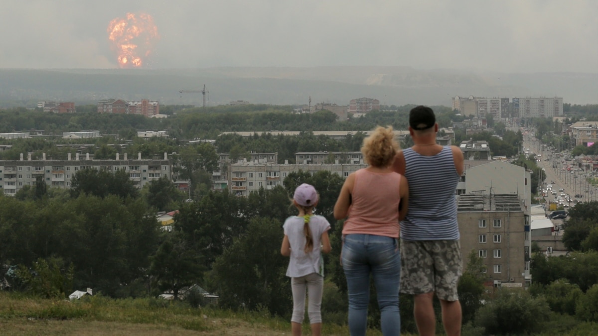 New Blasts At Site Of Siberian Ammo Depot Tragedy Injure At Least Nine