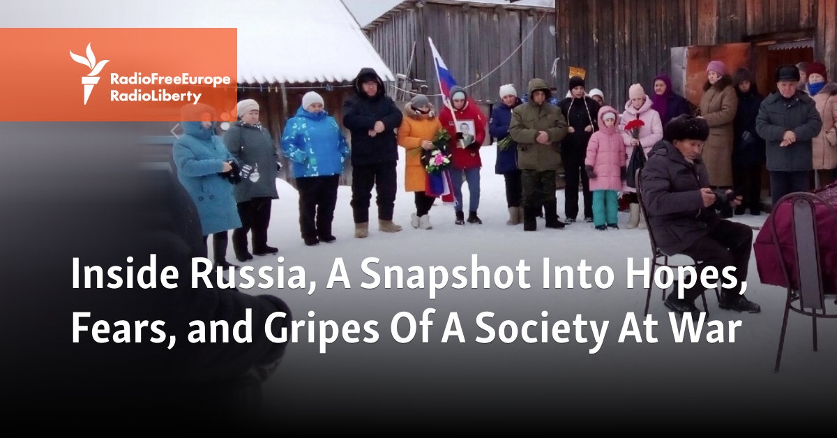 Inside Russia, A Snapshot Into Hopes, Fears, And Gripes Of A Society At War