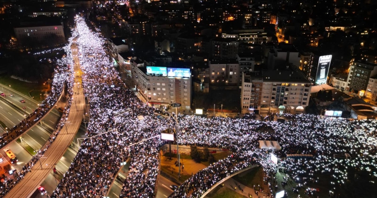 Protesting Serbian Students Set 24-Hour Belgrade Blockade, Joined By ...