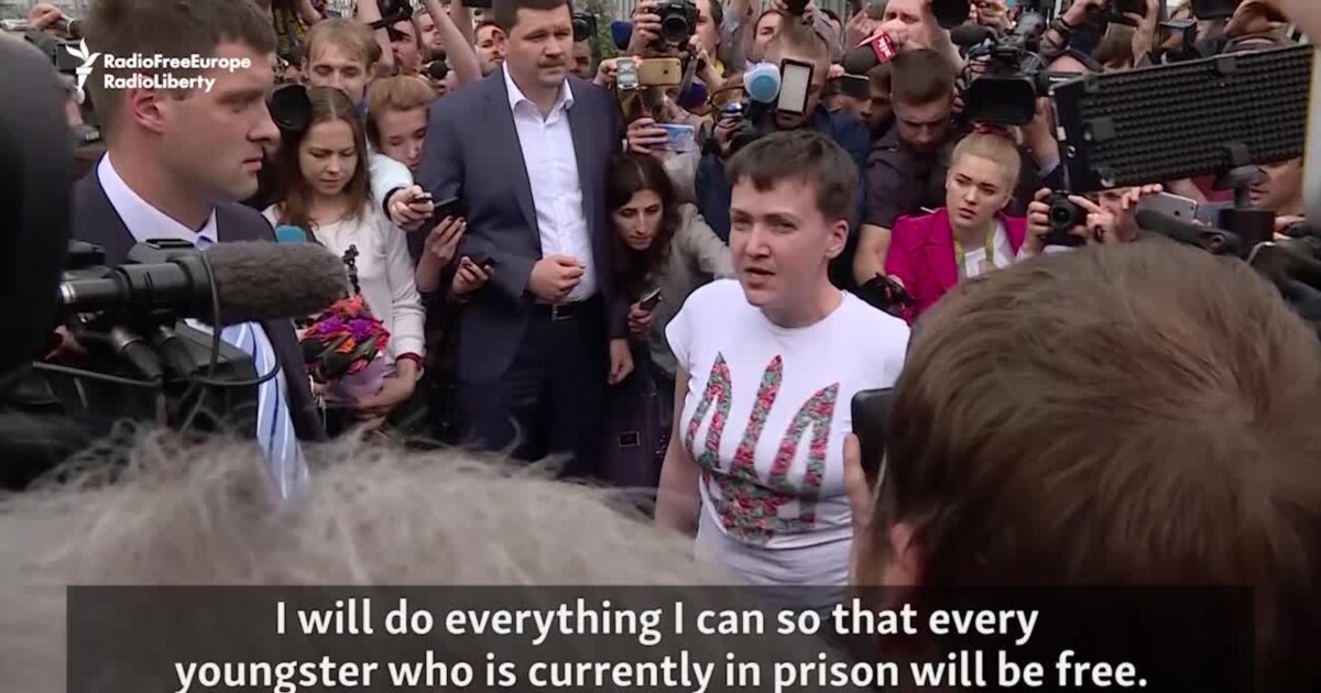 Savchenko Vows To Fight To Free Other Prisoners