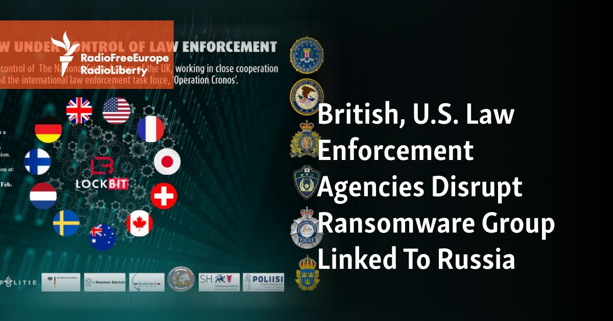 British, U.S. Law Enforcement Agencies Disrupt Ransomware Group Linked ...