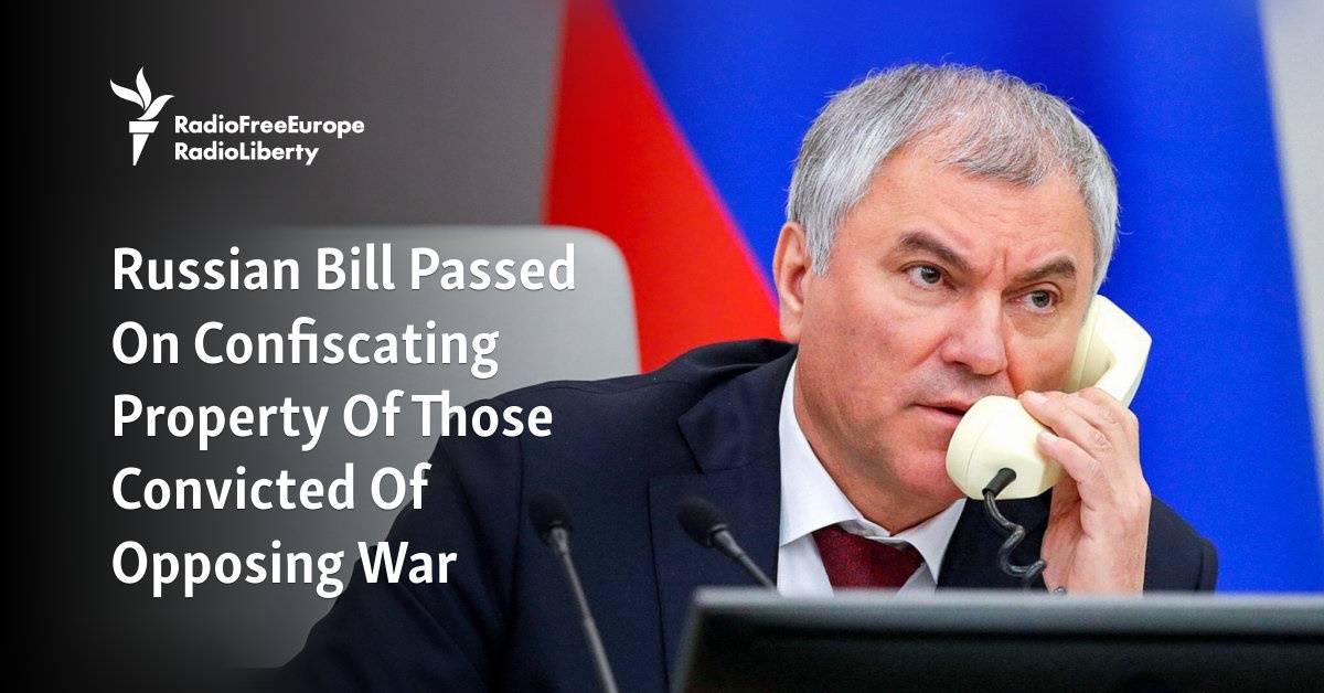 Russia Passes Bill On Confiscating Property Of Those Convicted Of ...
