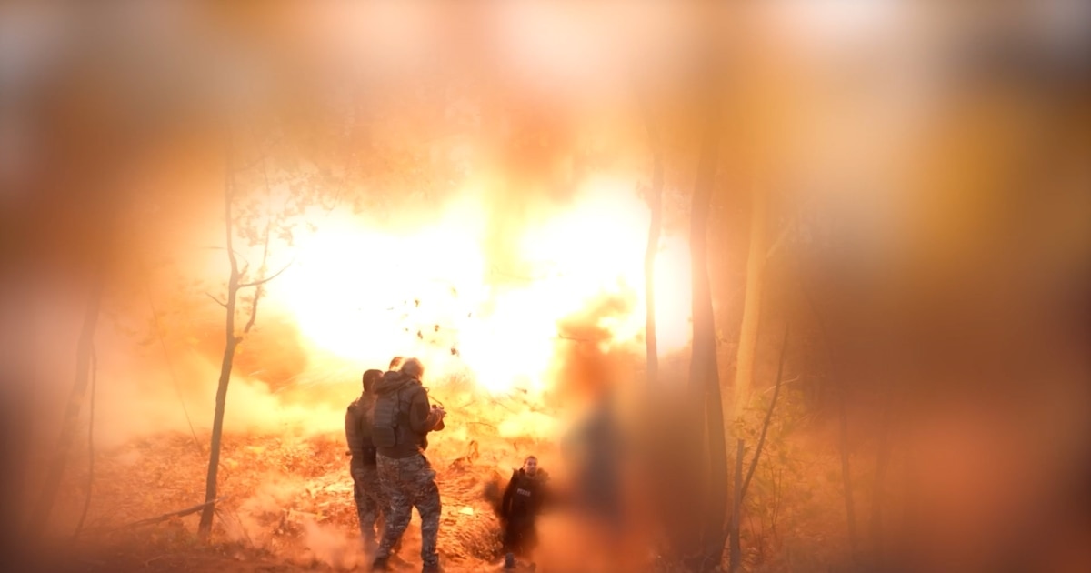 The Moment A Russian Shell Landed Next To An RFE/RL Crew In Ukraine