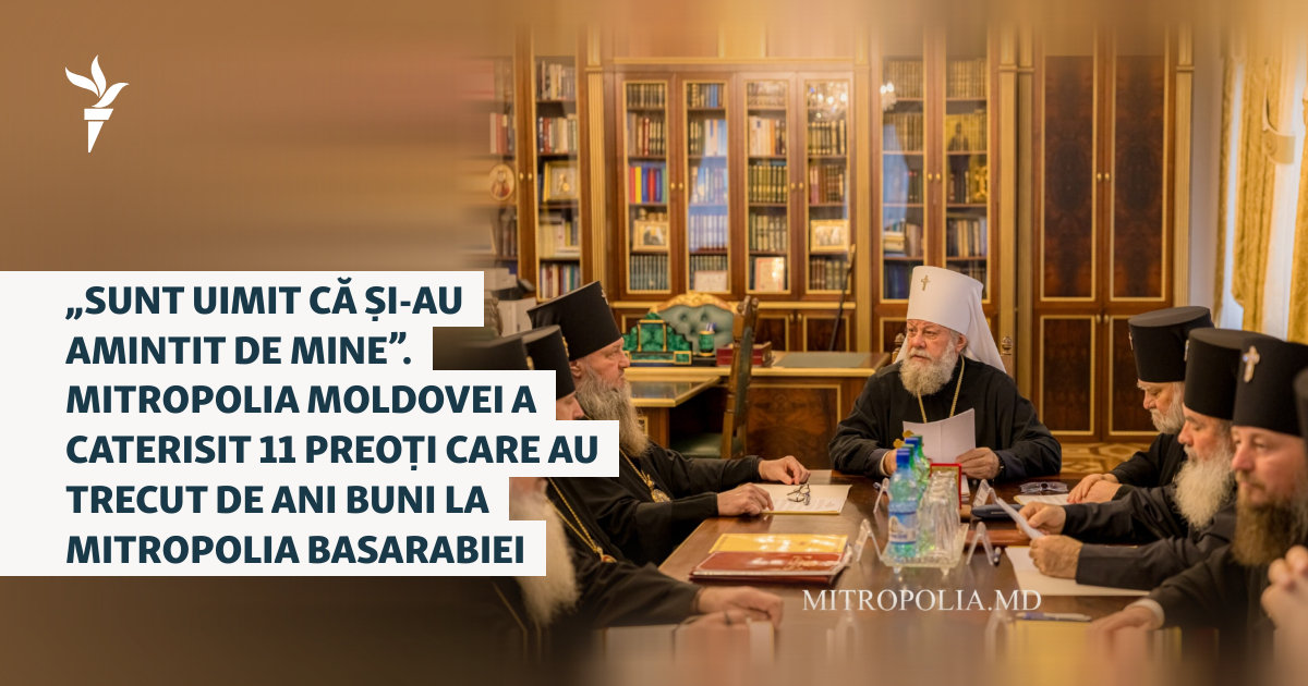 „Sunt uimit că și-au amintit de mine”. Mitropolia Moldovei a caterisit ...