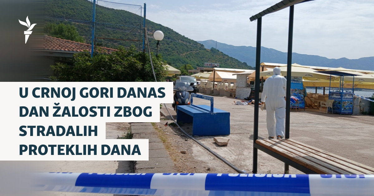 U Crnoj Gori Dan žalosti zbog stradalih u više nesreća