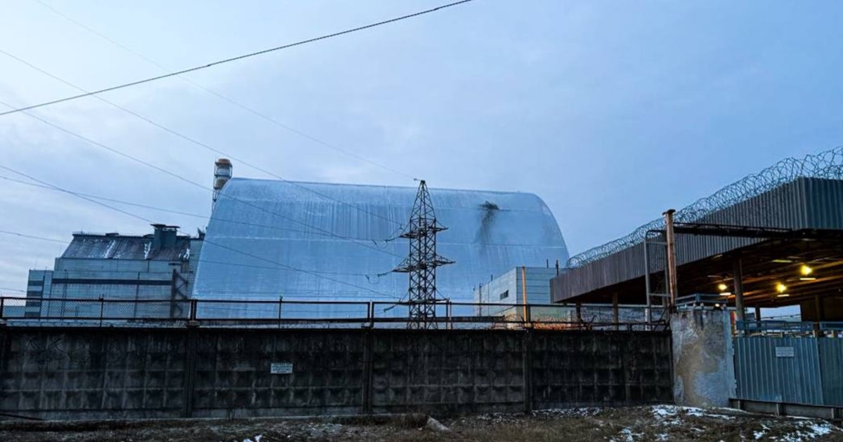 Russian Drone Strike Damages Chernobyl Nuclear Plant Shield, Zelenskyy Says