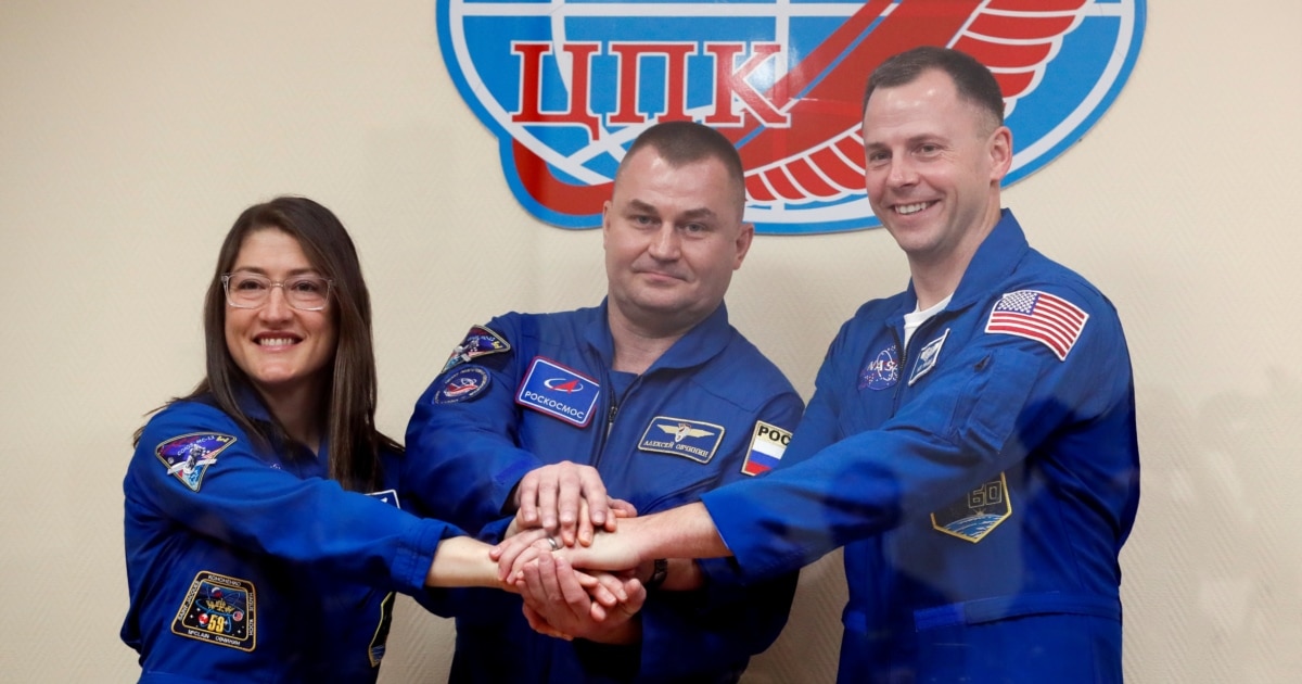 U.S.-Russian Crew Arrives At International Space Station After Six-Hour ...