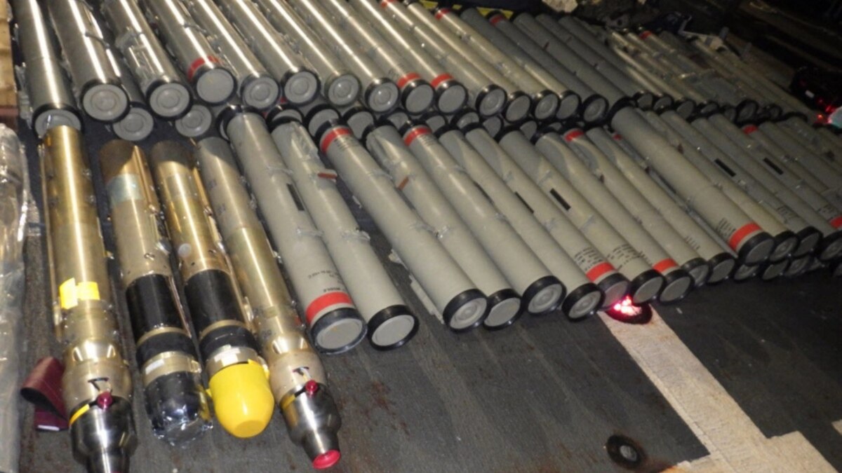 U.S. Navy Seizes Suspected Iranian Weapons Cache In Arabian Sea