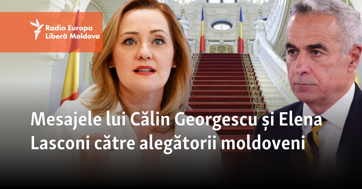 Mesajele lui Călin Georgescu și Elena Lasconi către alegătorii moldoveni