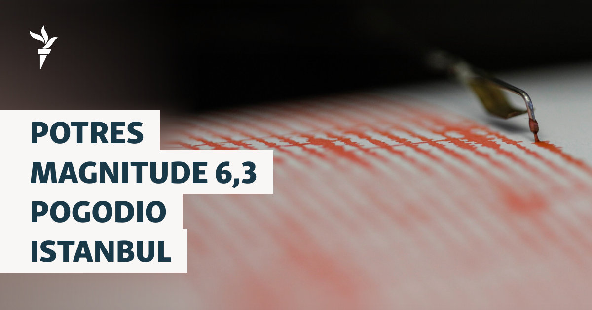 Potres magnitude 6,2 pogodio Istanbul
