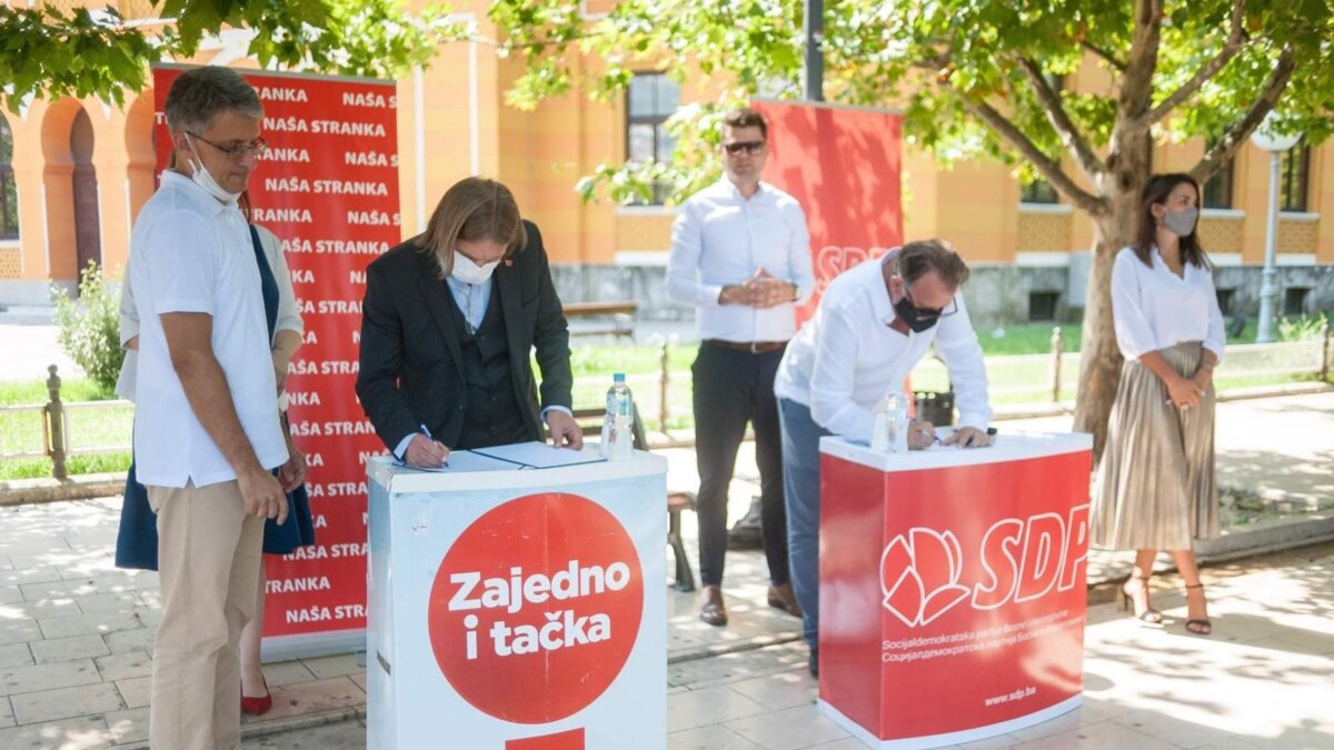 SDP i Naša stranka zajednički izlaze na lokalne izbore u Mostaru