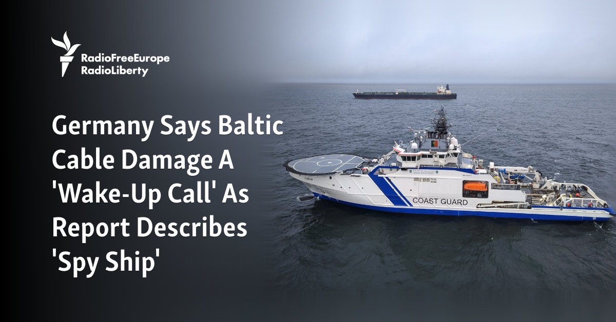 Germany Says Baltic Cable Damage A 'Wake-Up Call' As Report Describes ...