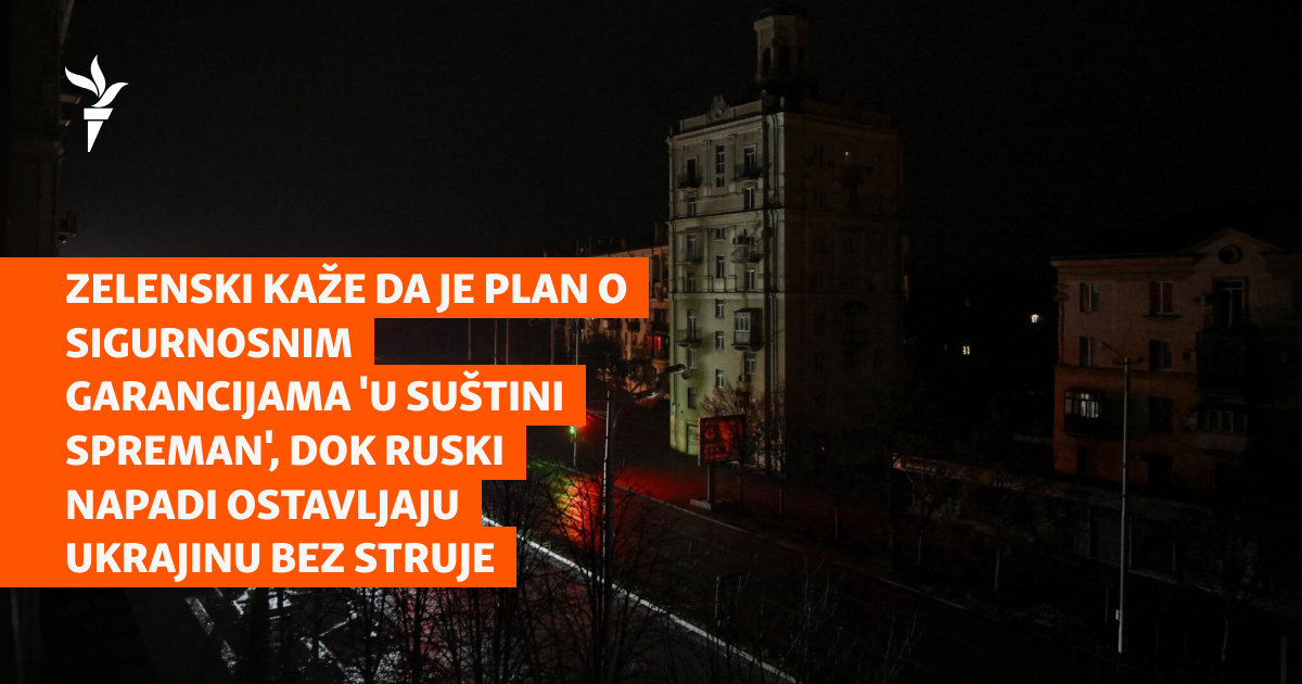 Zelenski kaže da je plan o sigurnosnim garancijama 'u suštini spreman ...