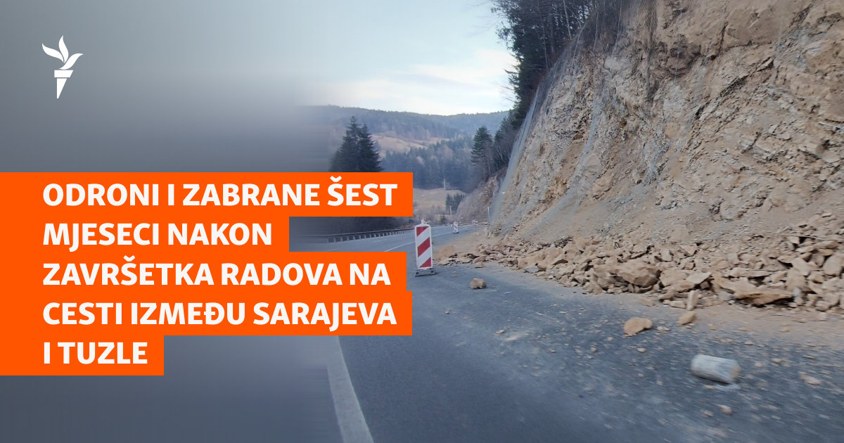 Odroni i zabrane šest mjeseci nakon završetka radova na cesti između ...