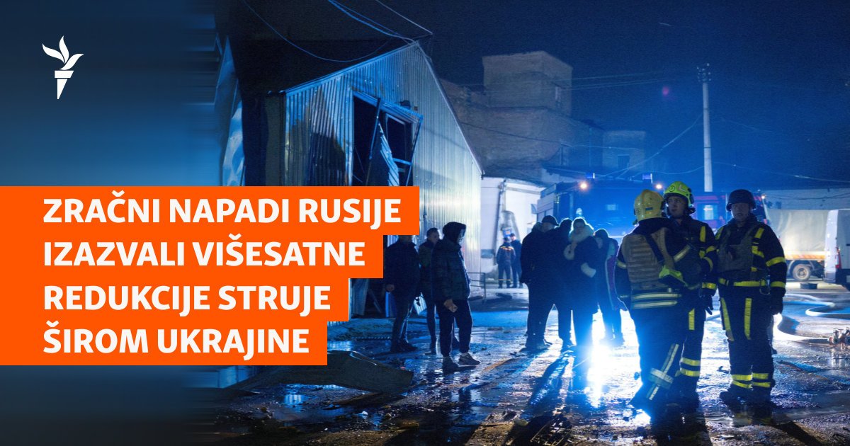 Zračni napadi Rusije izazvali višesatne redukcije struje širom Ukrajine