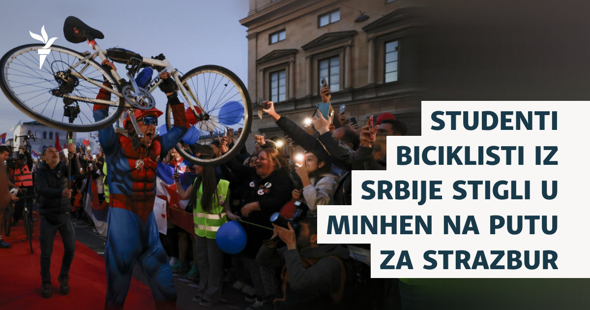 Studenti biciklisti iz Srbije stigli u Minhen na putu za Strazbur