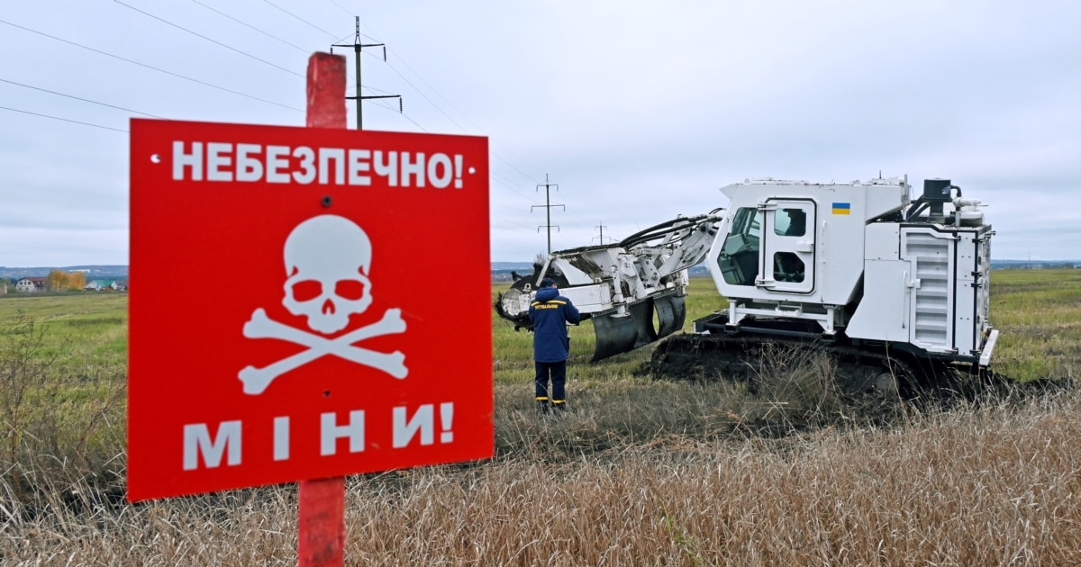 Ukraine Has Largest Minefield In The World, Prime Minister Says