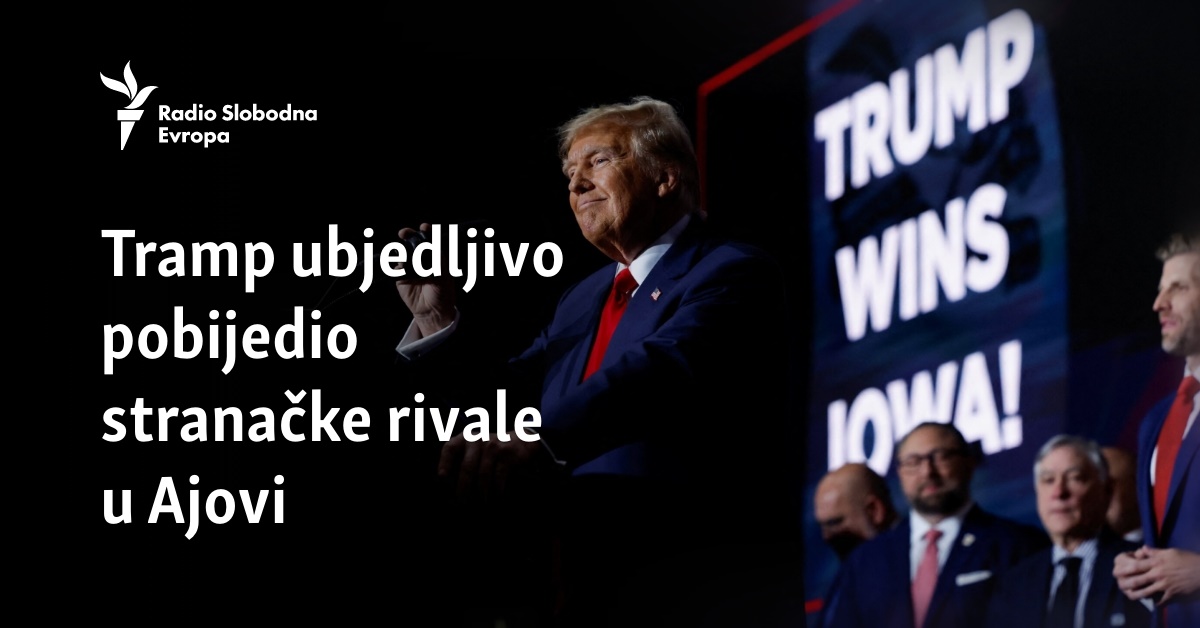 Tramp ubjedljivo pobijedio stranačke rivale u Ajovi
