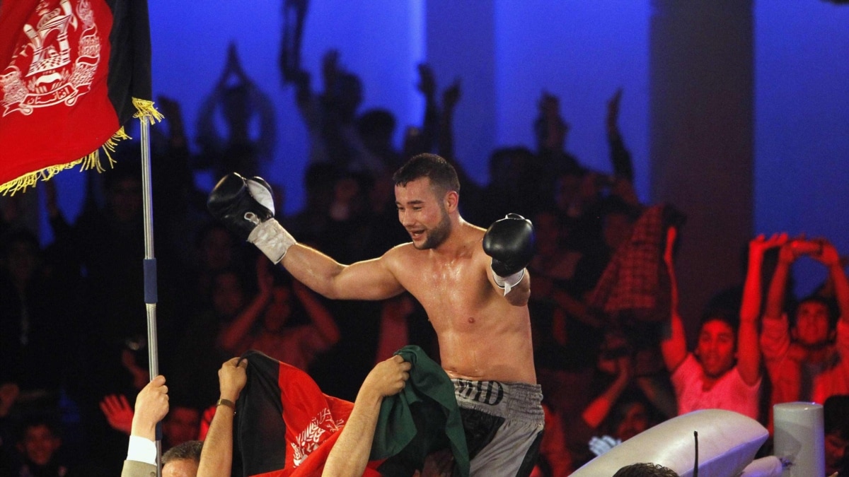 Afghan-German Boxer Wins Title Fight In Kabul