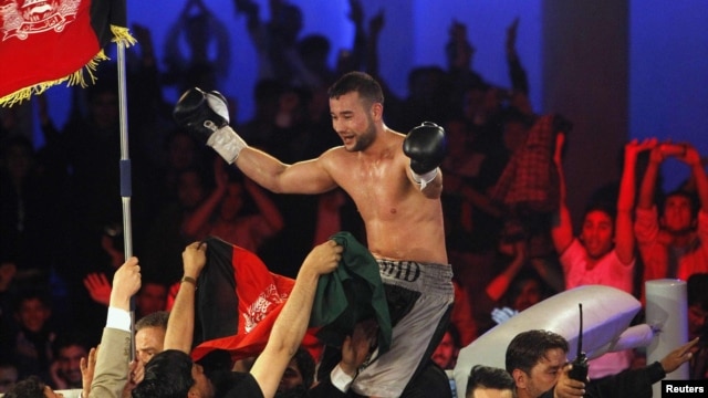 Afghan boxer Hamid Rahimi wins Kabul’s first pro match – BBC News story ...