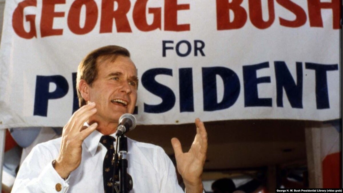 Former U.S. President George Bush, Who Presided Over End Of Cold War ...
