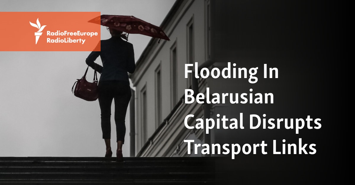 Flooding In Belarusian Capital Disrupts Transport Links