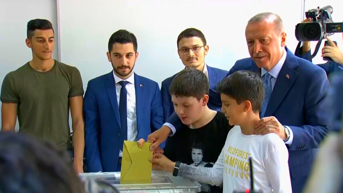 Erdogan Votes In Turkey's Watershed Elections