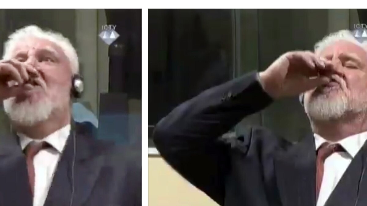 TV Kroat: Sllobodan Praljak ka vdekur