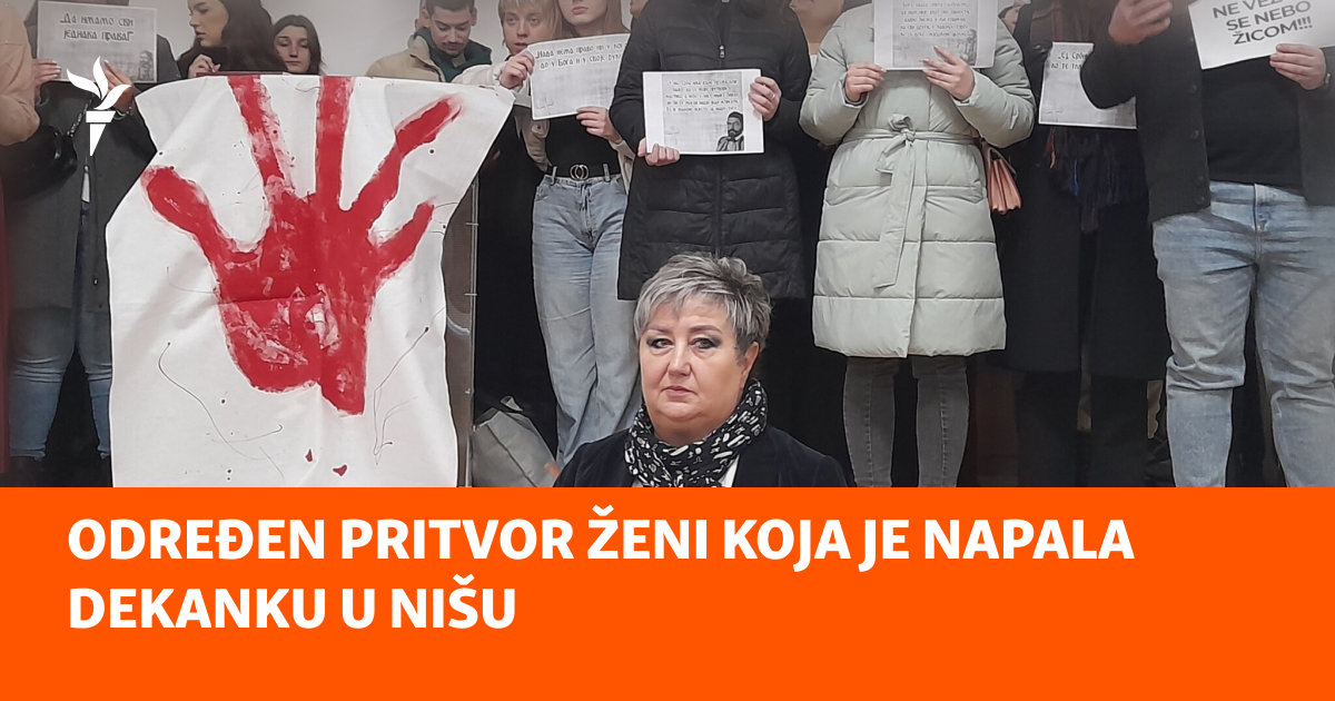 Određen pritvor ženi koja je napala dekanku u Nišu