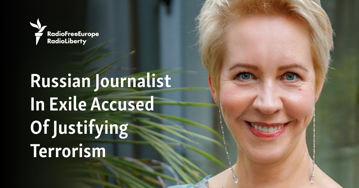 Russian Journalist In Exile Accused Of Justifying Terrorism