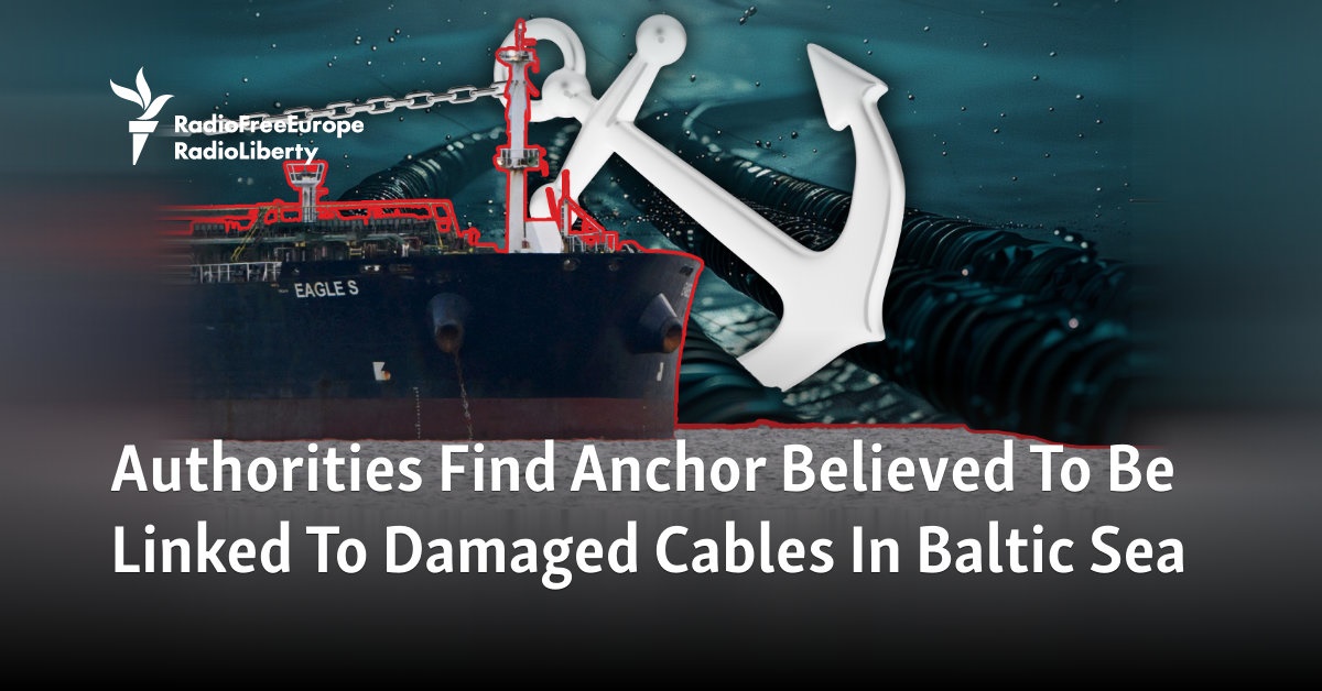 Authorities Find Anchor Believed To Be Linked To Damaged Cables In ...