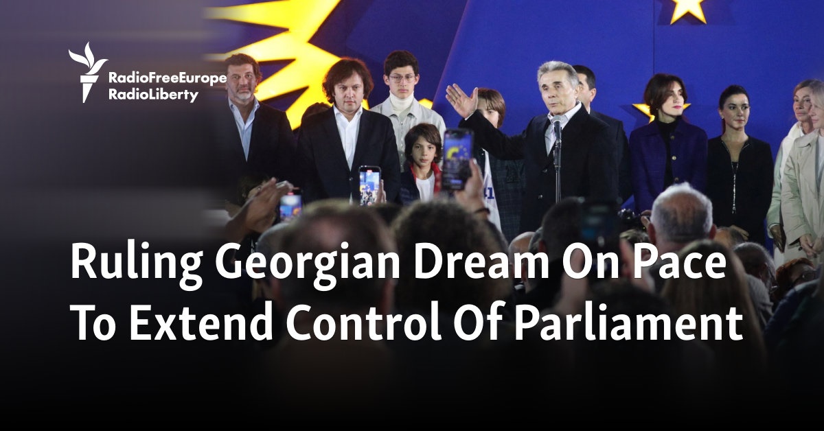 Georgian Dream Hails Victory, While Opposition Decries 'Stolen Election'