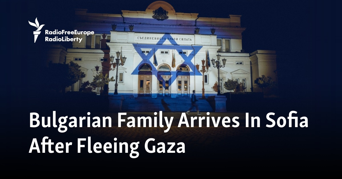 Bulgarian Family Arrives In Sofia After Fleeing Gaza