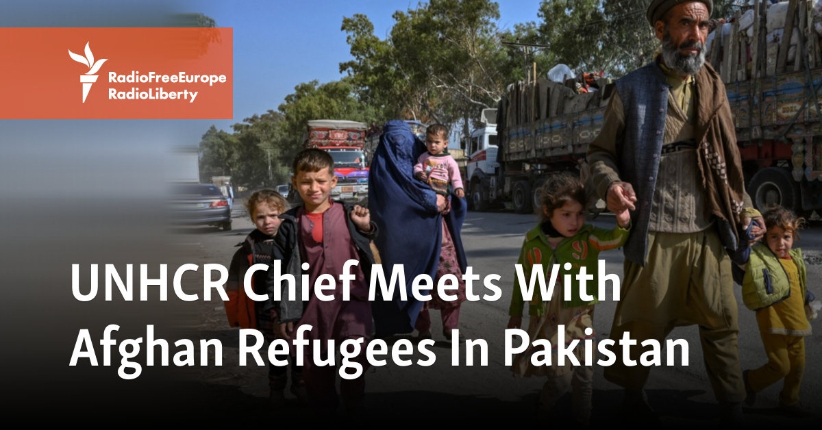 UNHCR Chief Meets With Afghan Refugees In Pakistan