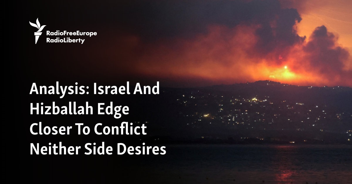Israel And Hezbollah Edge Closer To Conflict Neither Side Desires