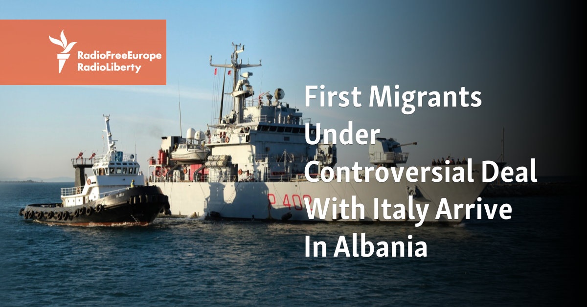 First Migrants Under Controversial Deal With Italy Arrive In Albania