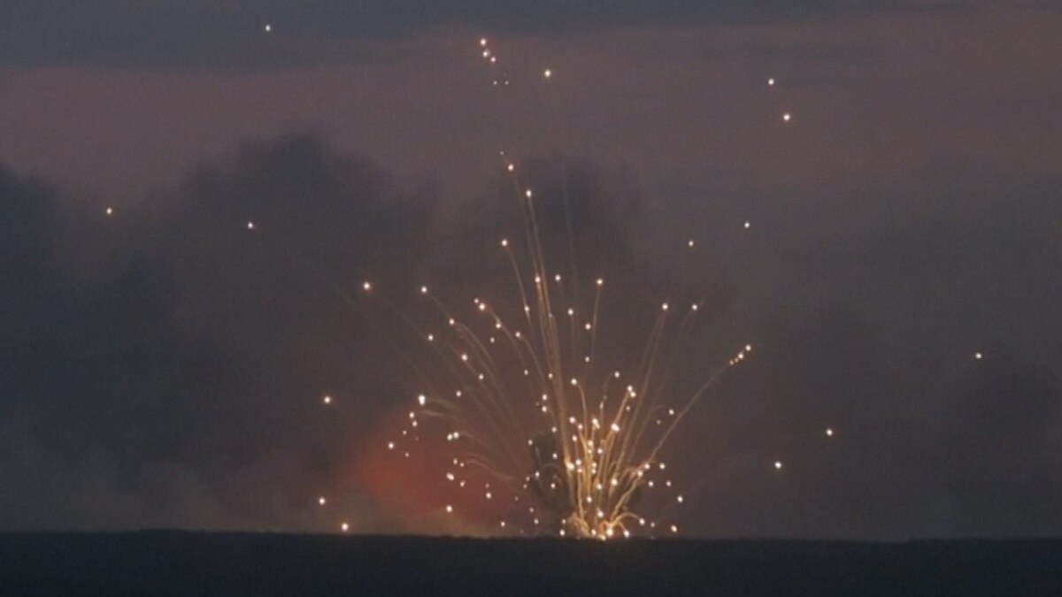 Explosions Erupt From Military Arms Depot In Siberia