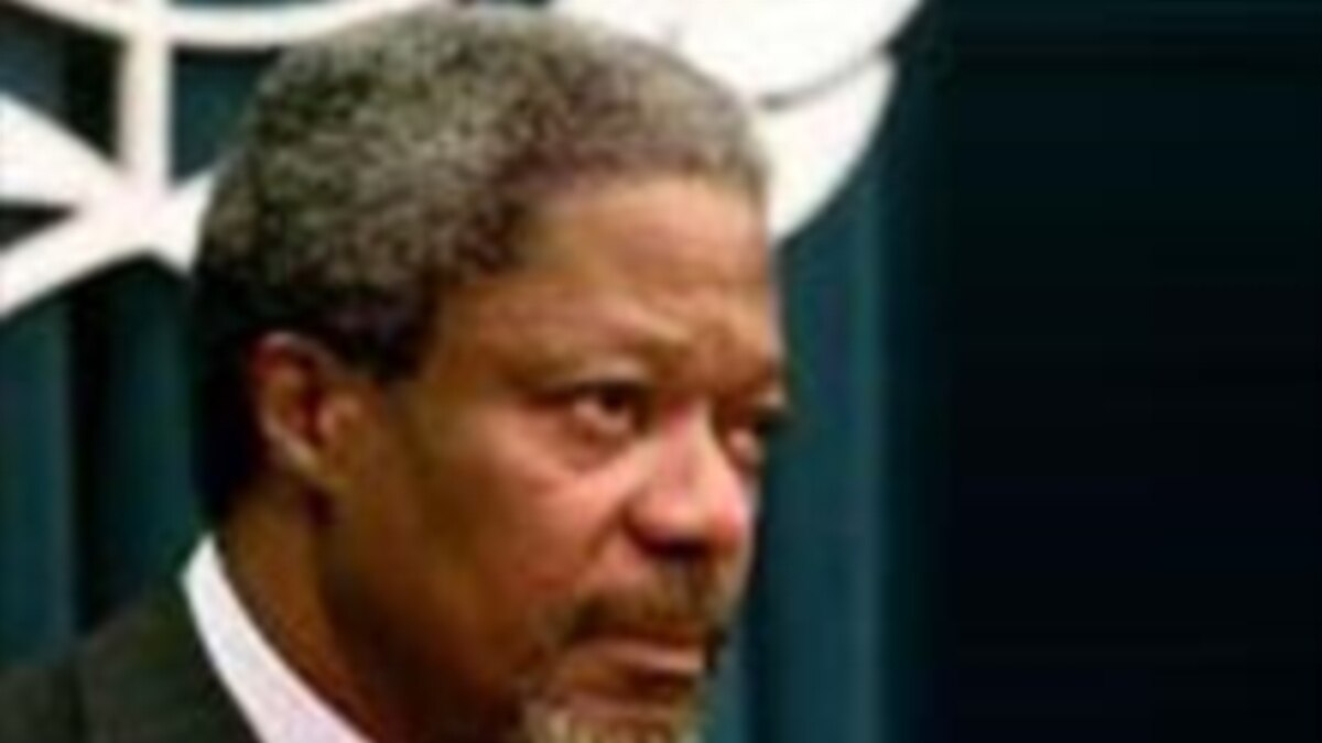 Annan Urges Iran To Cooperate On Nuclear Program