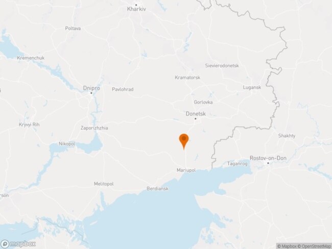 War carnage IS in the Donesk surrounding Russian and separatist forces ...