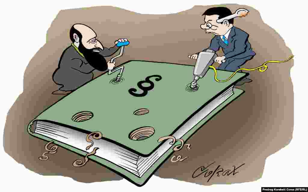 Karikature Predraga Koraksića Coraxa