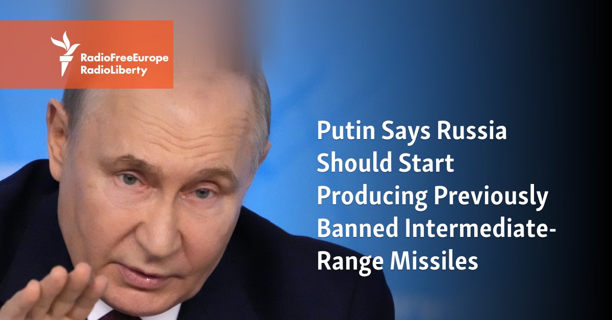 Putin: Russia Should Start Producing Previously Banned Intermediate ...